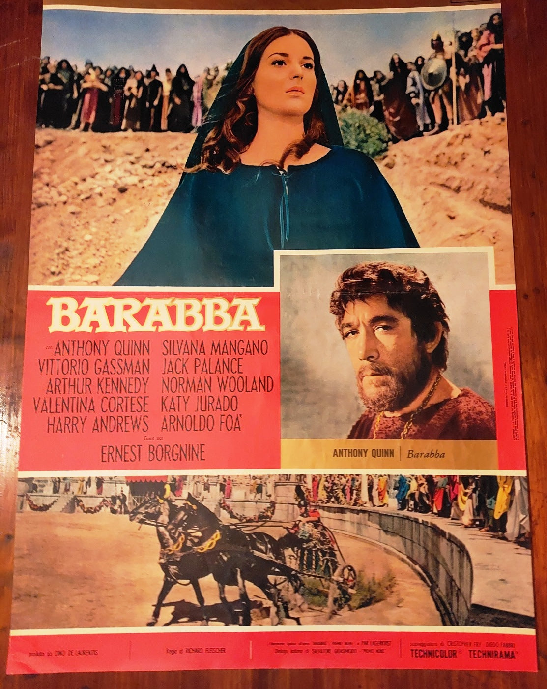 BARABBA Barabbas (1961) by Richard Fleischer with Anthony Quinn ...