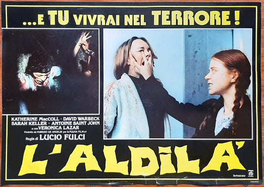 And you will live in fear! The afterlife, 1981, Lucio Fulci with ...